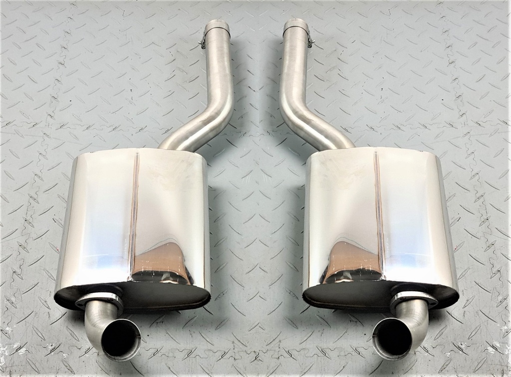 COMPLETE V12 XJS TUBULAR EXHAUST SYSTEM WITH CENTRE BOXES UPTO (V ...