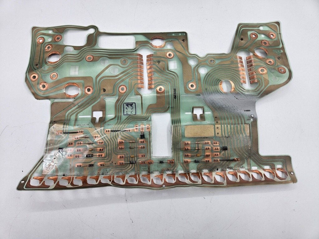 FLEXIBLE CIRCUIT JAGUAR XJS LATE FACELIFT INSTRUMENT PACK SPEEDOMETER ...