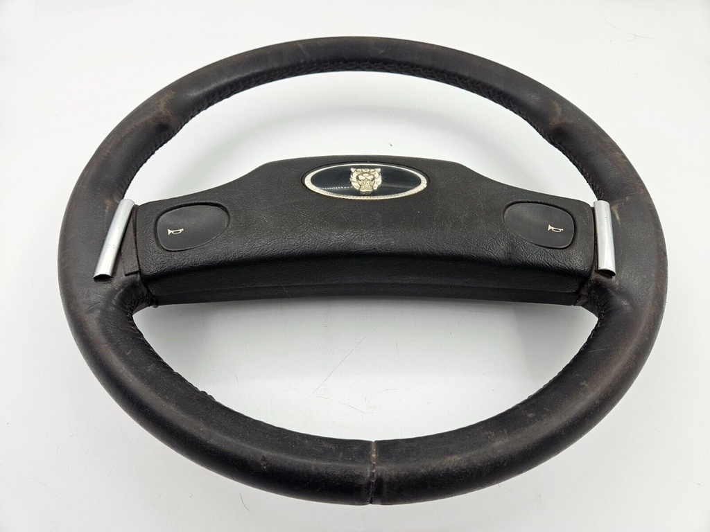 STEERING WHEEL JAGUAR XJ6 XJ12 SERIES 2 3 XJS HORN TWO SPOKE EARLY ...