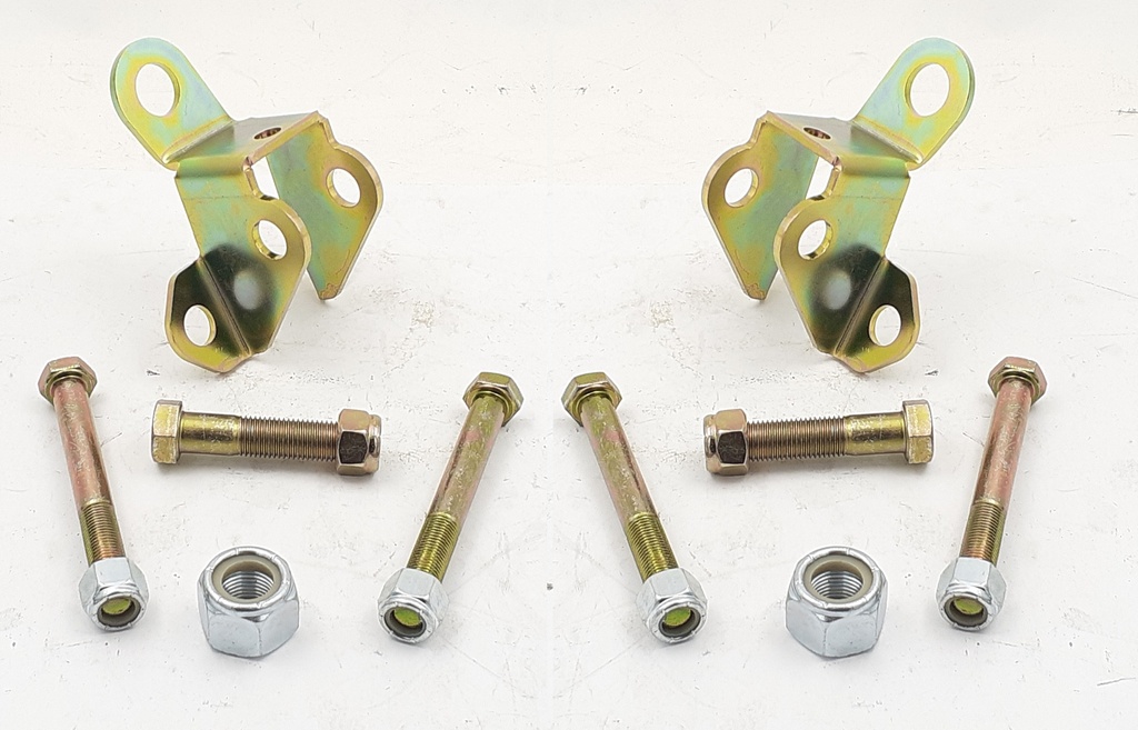 PAIR OF FRONT LOWER SHOCK BRACKETS AND BOLTS | Simply Performance