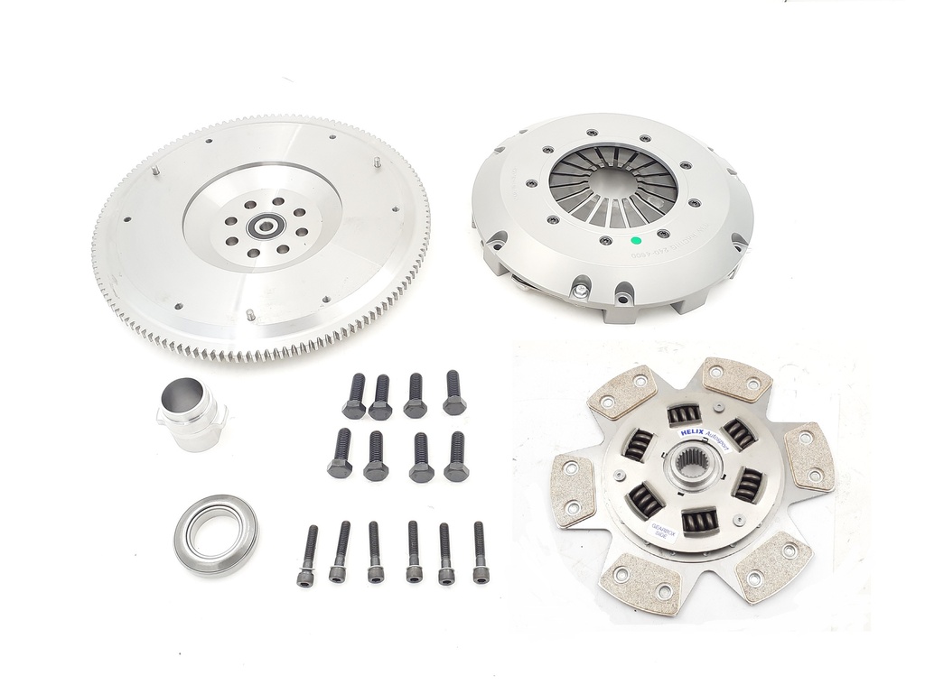 DUAL TO SINGLE MASS CONVERSION KIT 6 PAD SPRUNG PADDLE PLATE 240MM ...