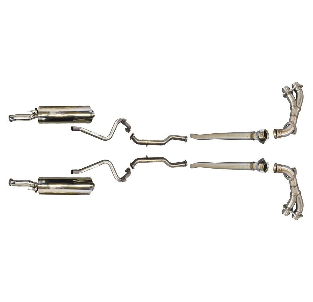 COMPLETE V12 XJS EXHAUST SYSTEM WITH DELETE PIPES UPTO (V) 188104 ...