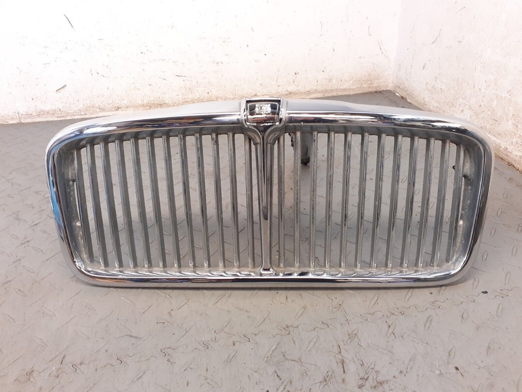 JAGUAR XJ6 XJ12 SERIES 3 BONNET HOOD CHROME GRILLE FRONT PANEL BADGE ...